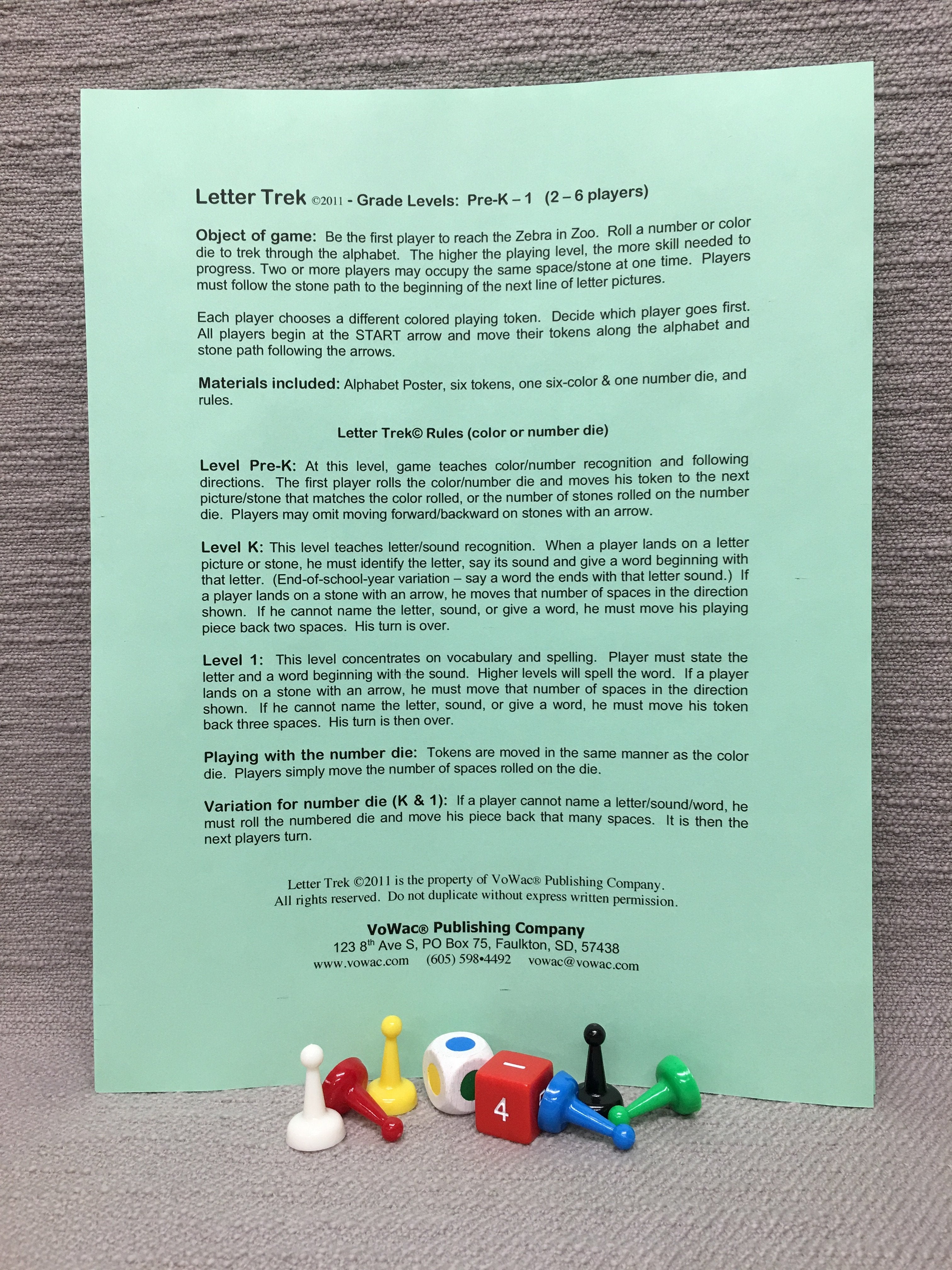 Alphabet Poster & Game Sheet (AP)– VoWac...