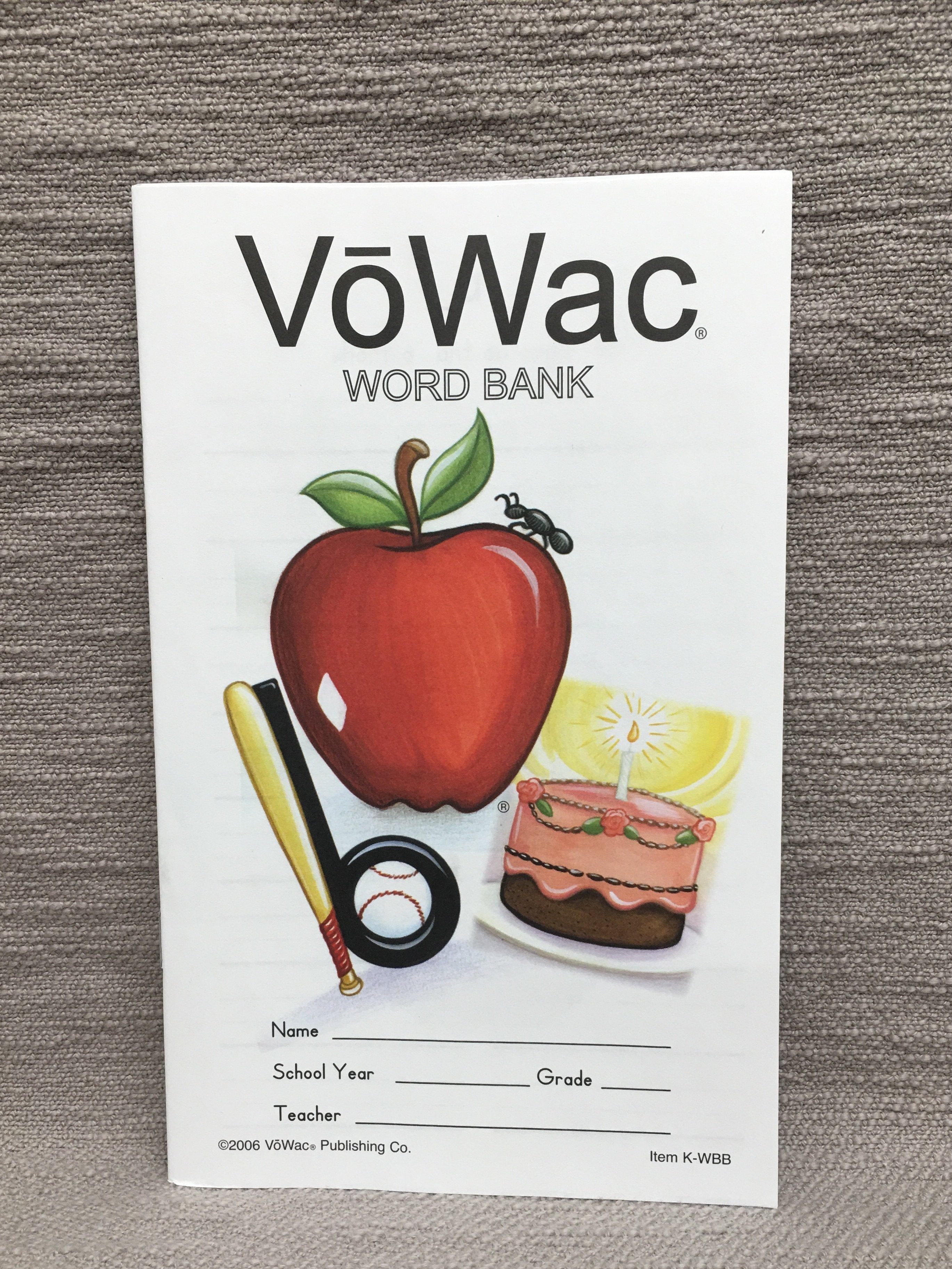 Kindergarten Word Bank Book (K-WBB) MULTIPLES OF 3 ONLY– VoWac ...