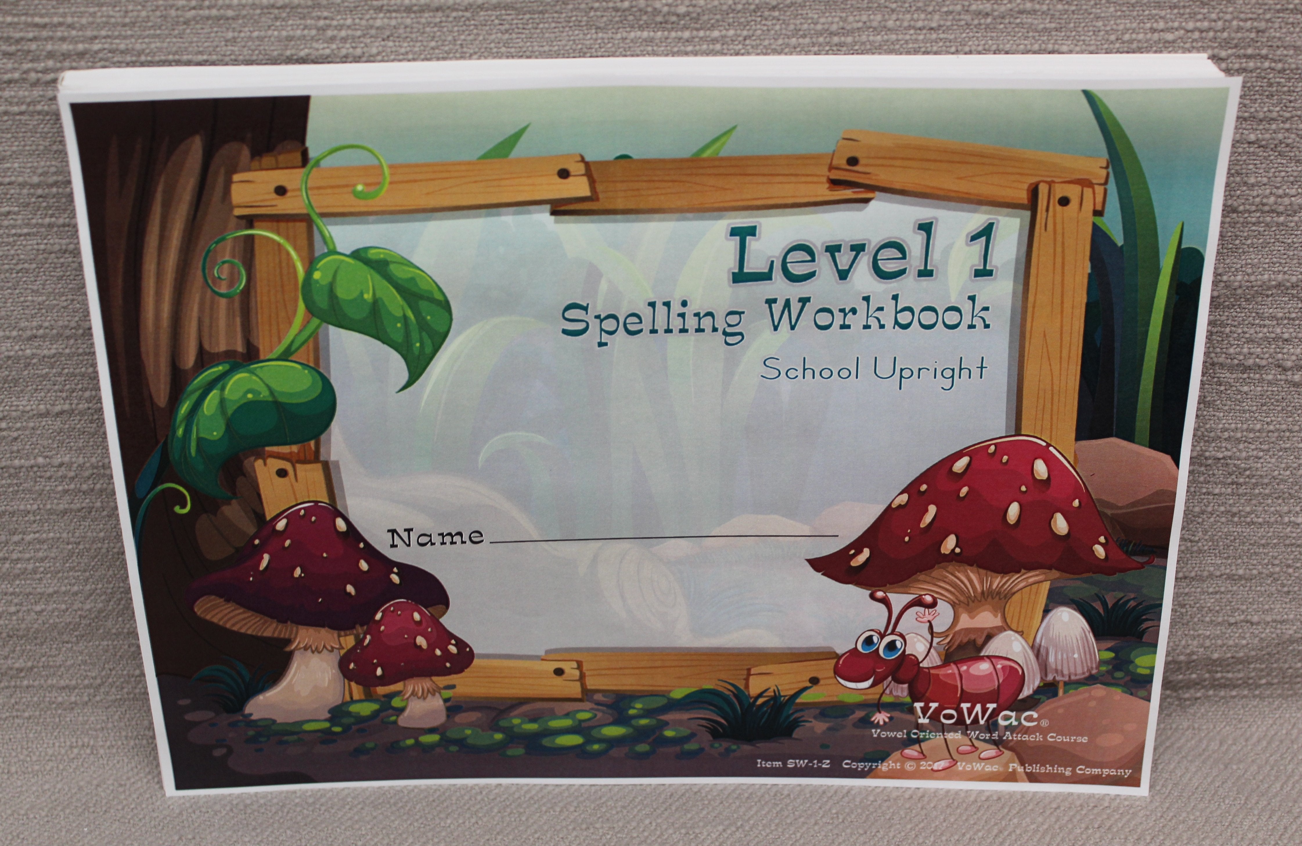 Spelling Workbook - Level 1 (SW-1-Z) or (SW-1-D)&n...