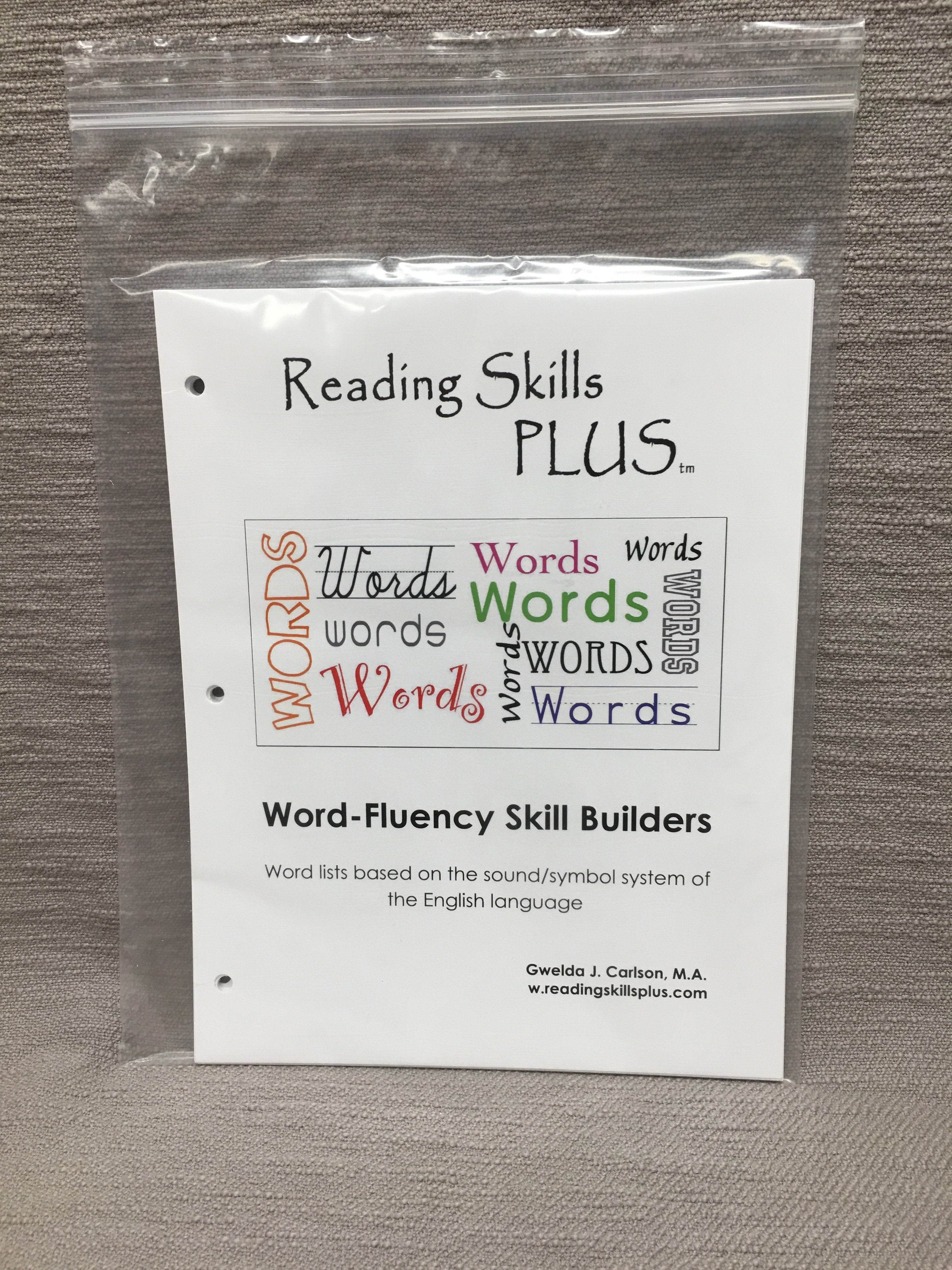 Word-Fluency Skill Builders (WFB)– VoWac Publishing Company